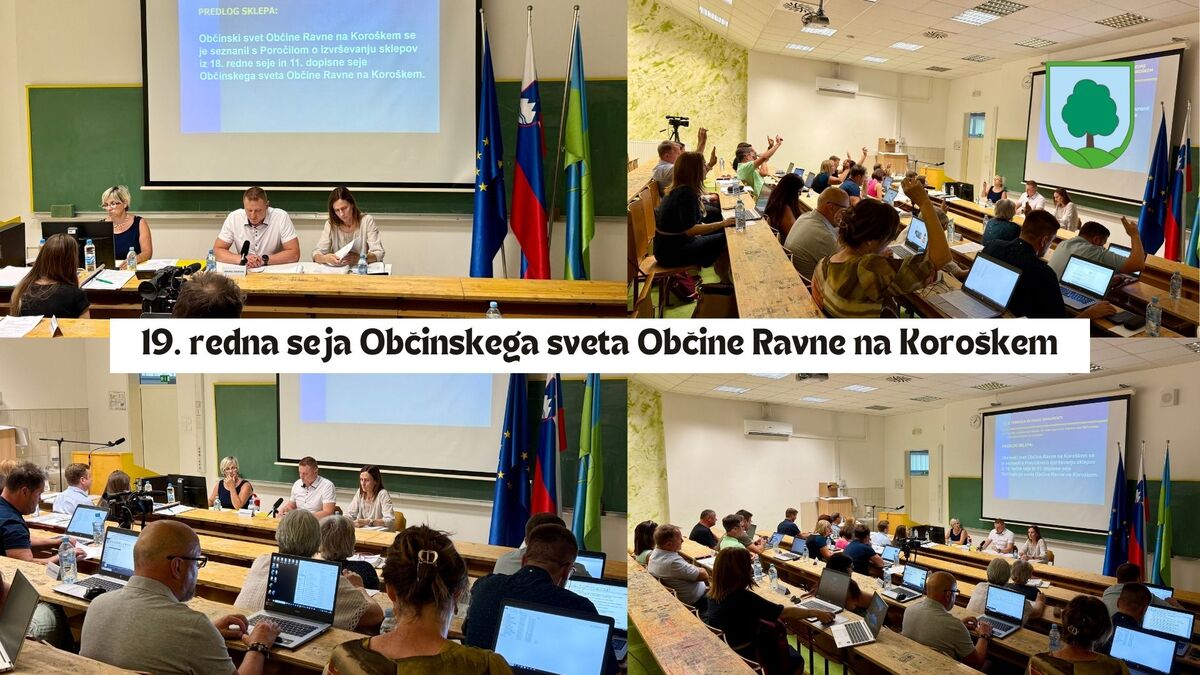 19. redna seja Občinskega sveta Občine Ravne na Koroškem – sporočilo za ...